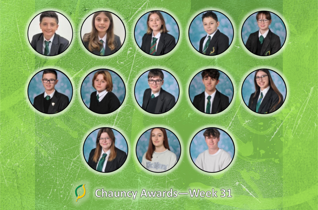 CHAUNCY AWARDS WEEK THIRTY-TWO: MONDAY 15TH – FRIDAY 19TH MAY 2023 ...
