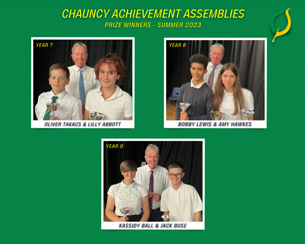 Achievement Assemblies 2023 – Chauncy School